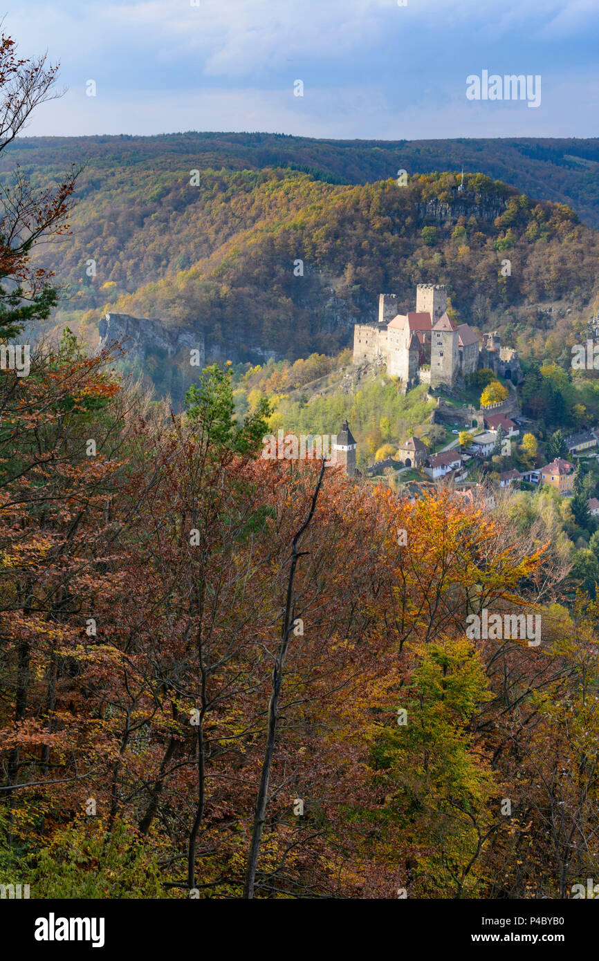 Hardegg castle from henner viewpoint hi-res stock photography and ...