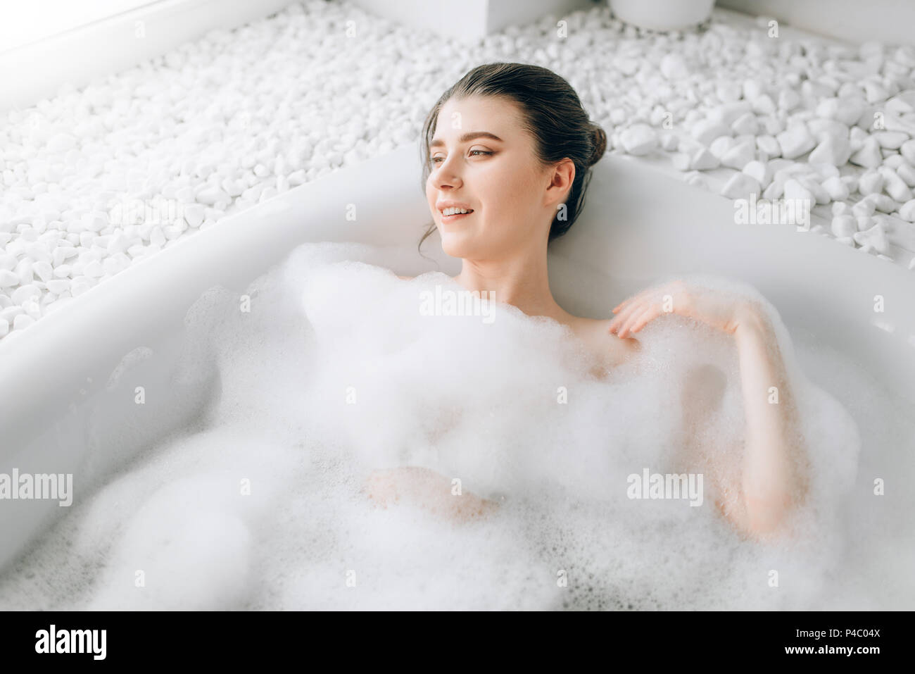 Lady at the bath hi-res stock photography and images - Alamy