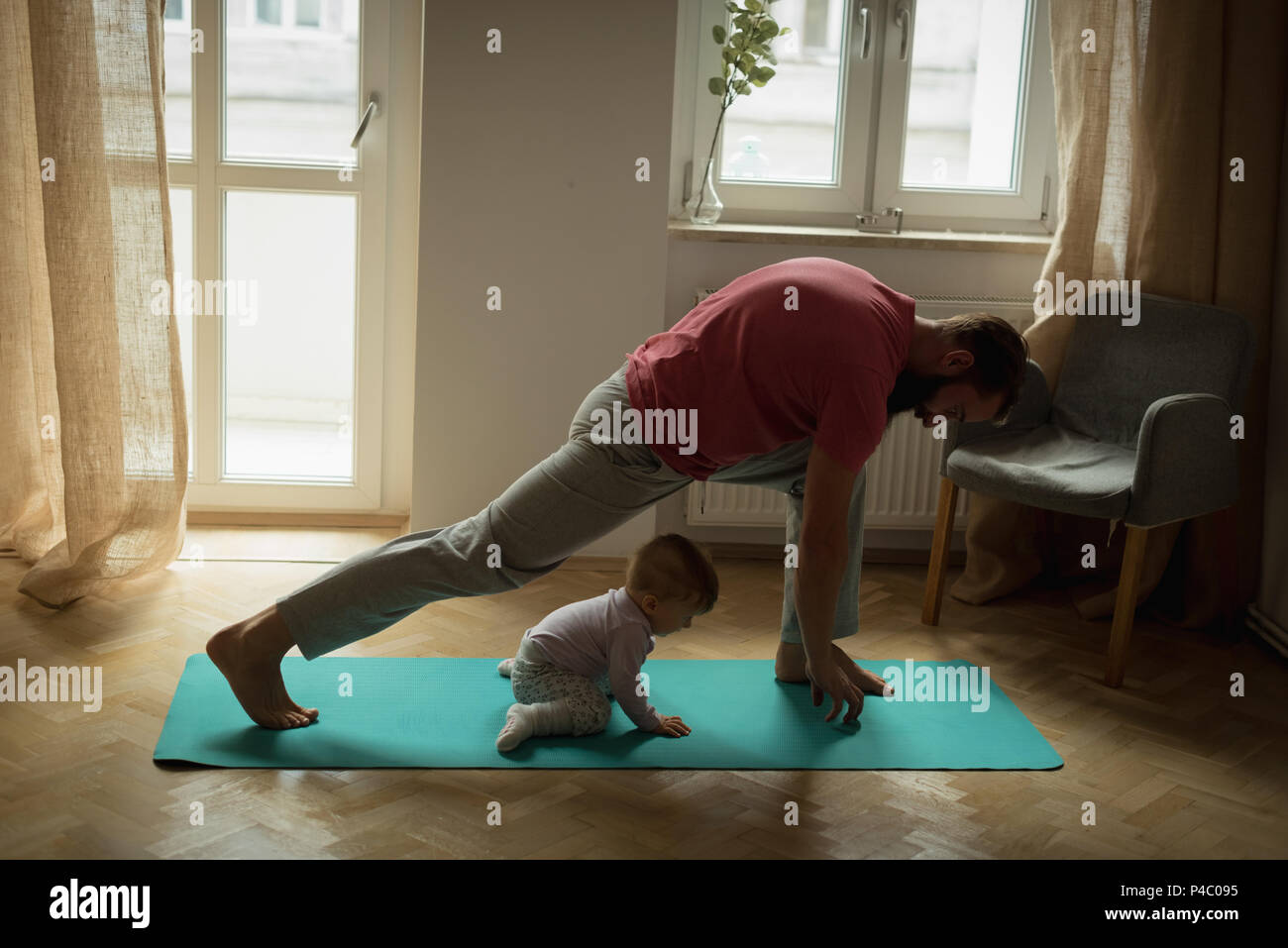 Imitating Adult Child High Resolution Stock Photography and Images - Alamy