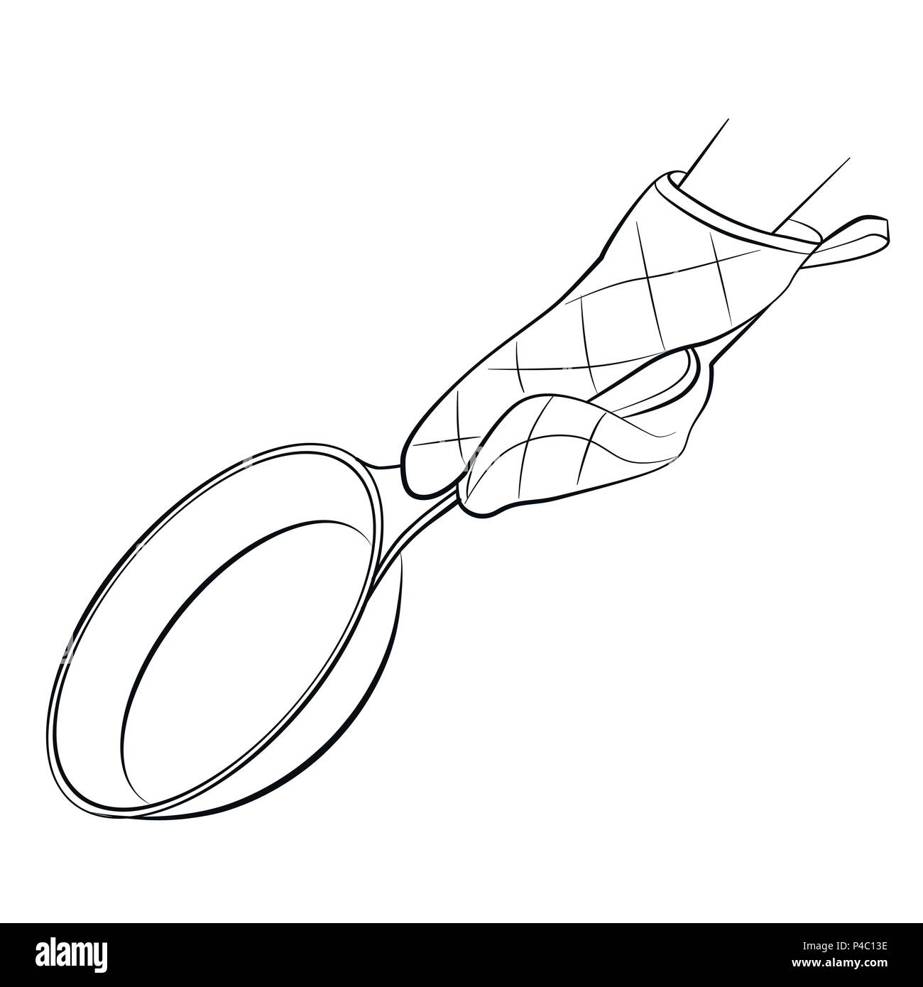 cooking hand isolated Stock Vector Image & Art - Alamy