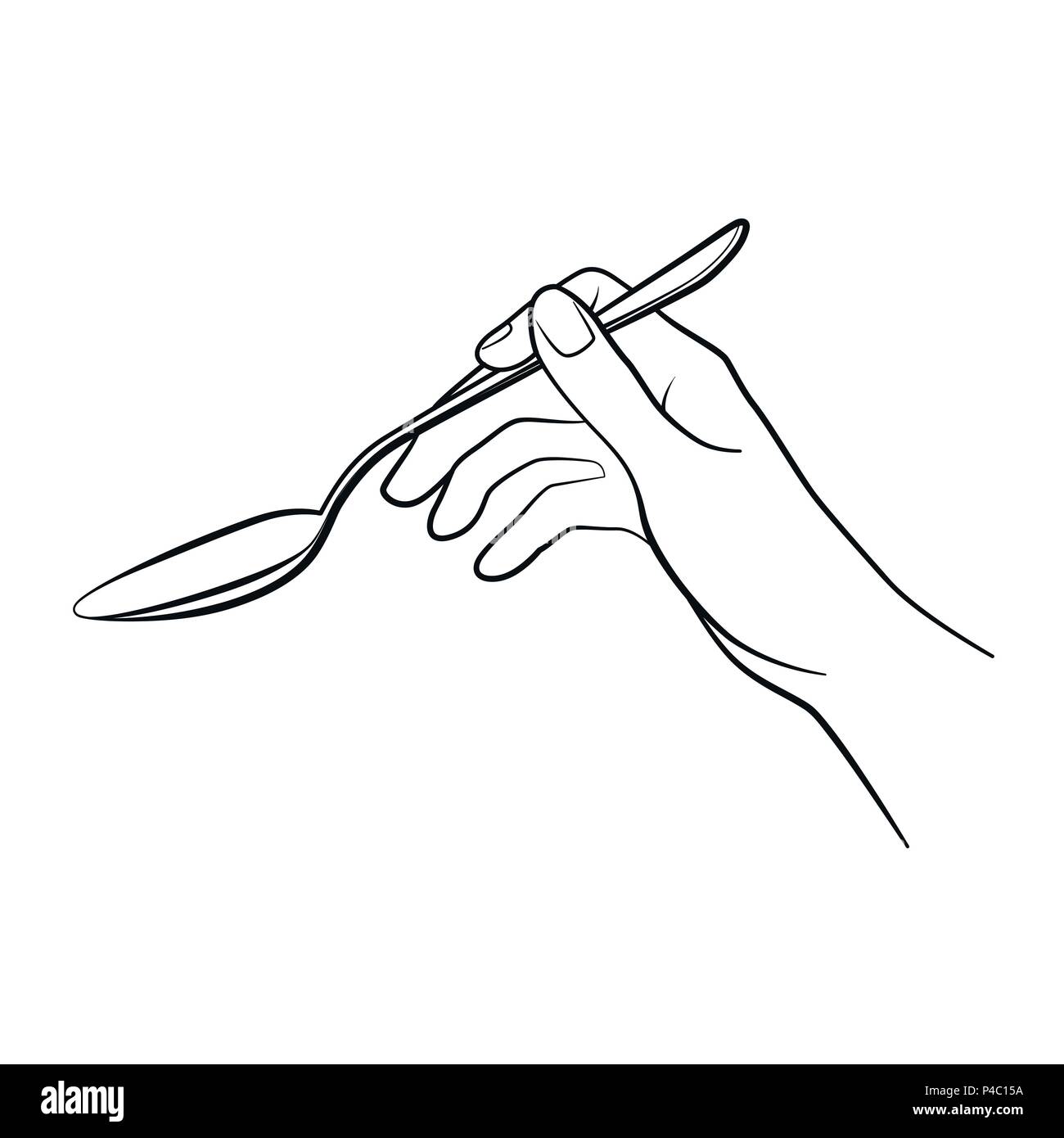 cooking hand isolated Stock Vector Image & Art - Alamy