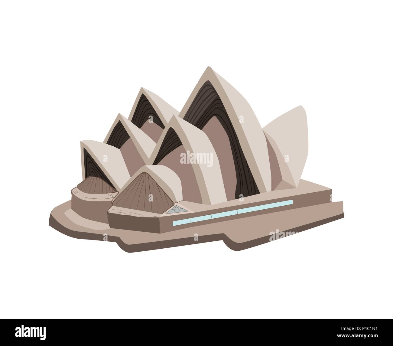 Sydney australia view opera Cut Out Stock Images & Pictures - Alamy