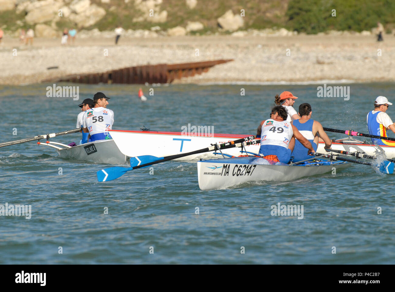 Le Havre, FRANCE, competing at the French and International, Coastal ...