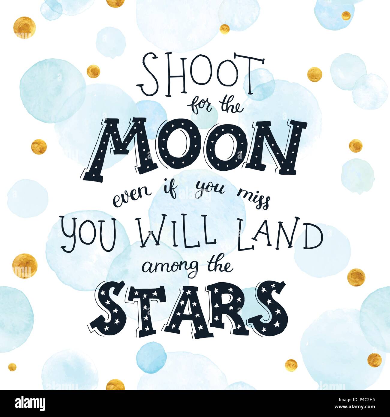 inspirational vector typography Stock Vector Image & Art - Alamy