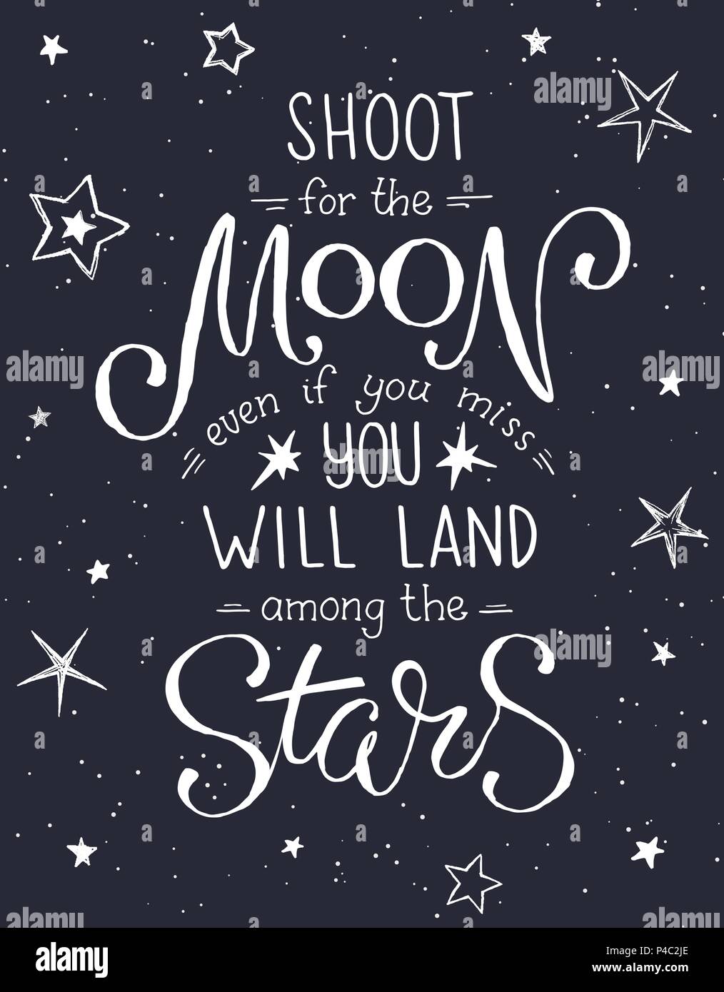 inspirational vector typography Stock Vector Image & Art - Alamy