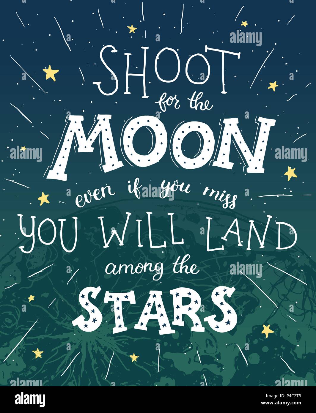 inspirational vector typography Stock Vector Image & Art - Alamy
