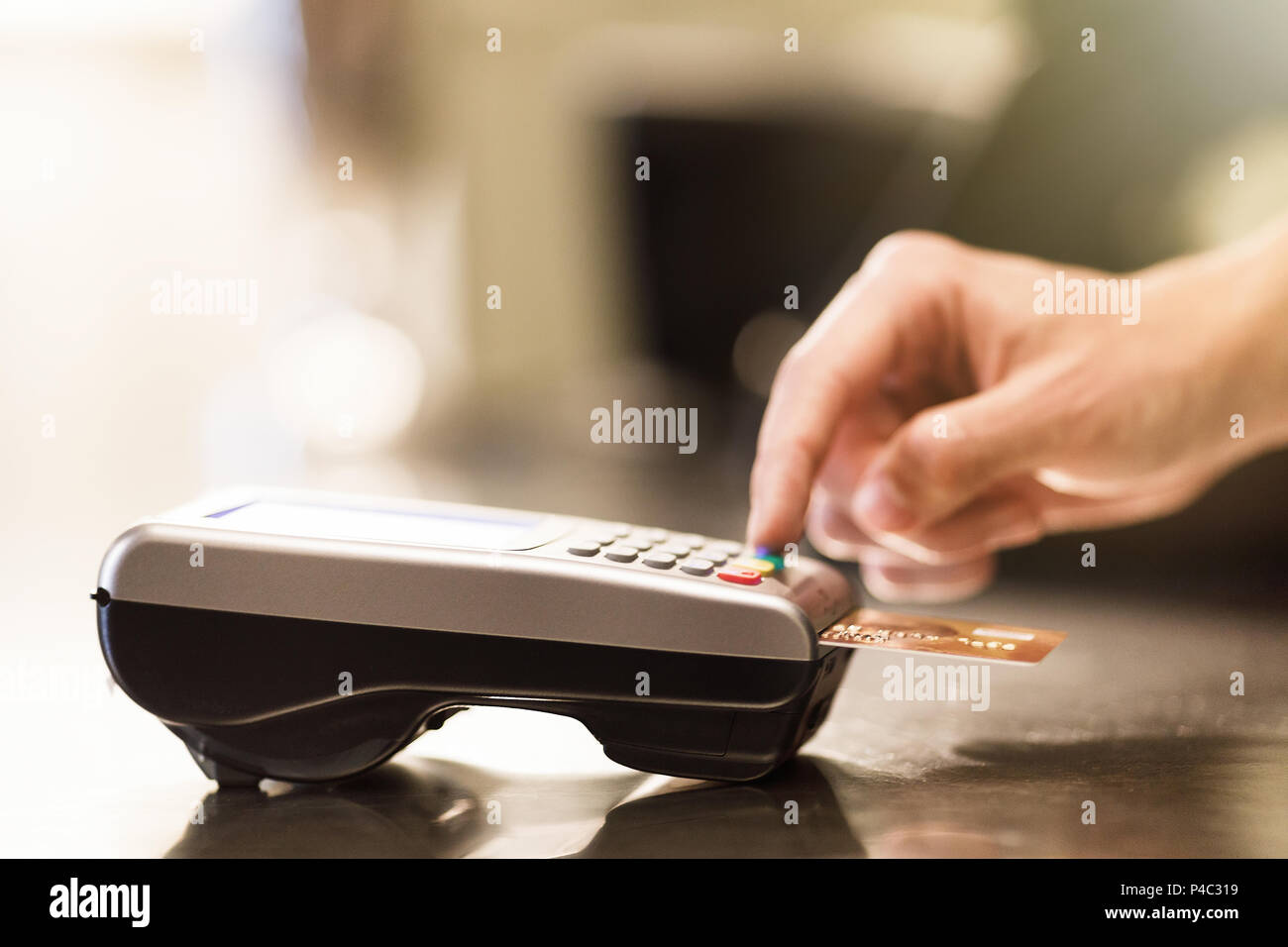Woman cashier bank banking hi-res stock photography and images - Alamy