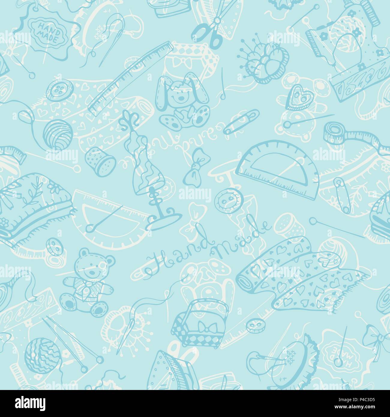 hobby seamless pattern Stock Vector Image & Art - Alamy