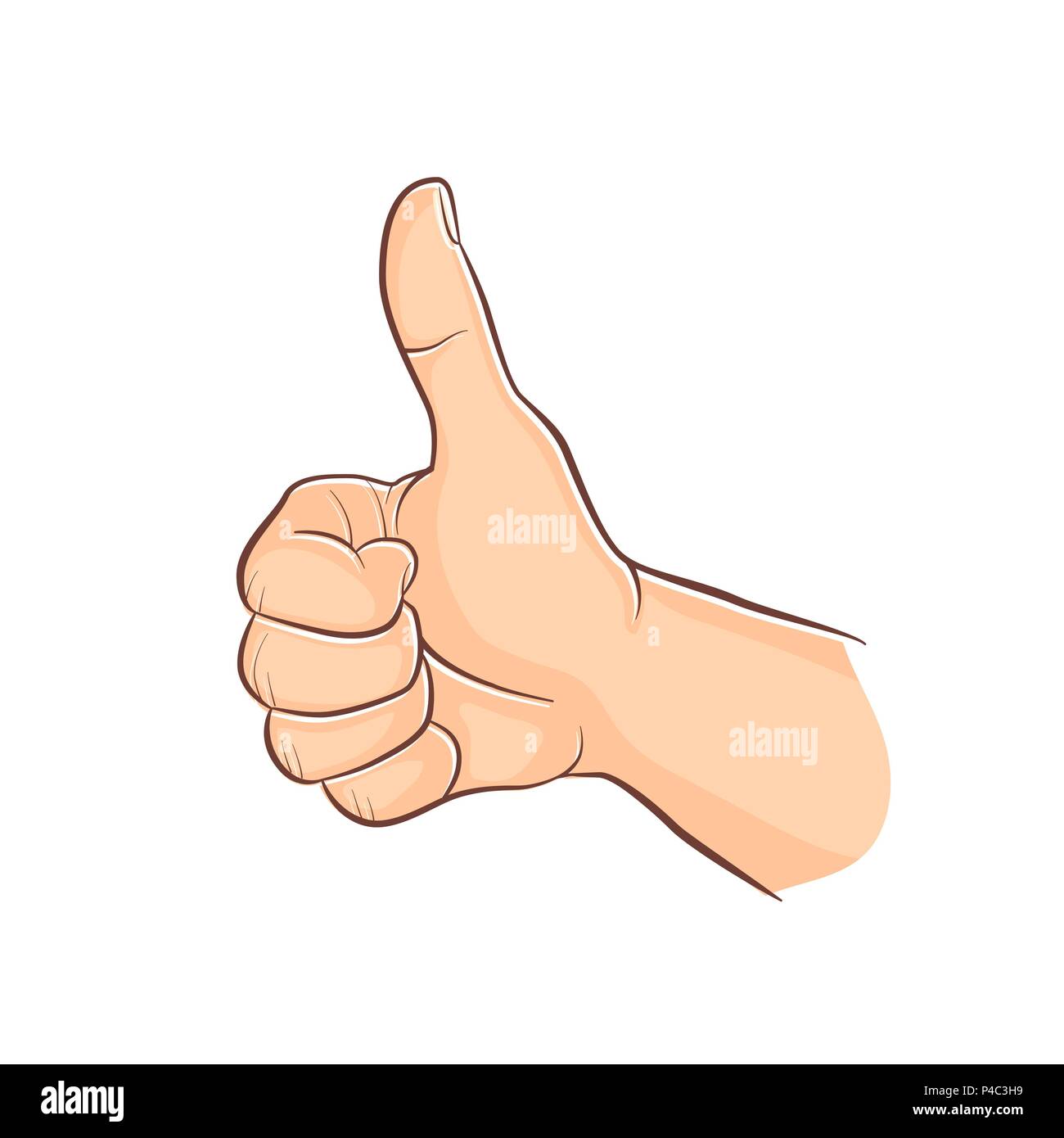 human gesture isolated Stock Vector Image & Art - Alamy
