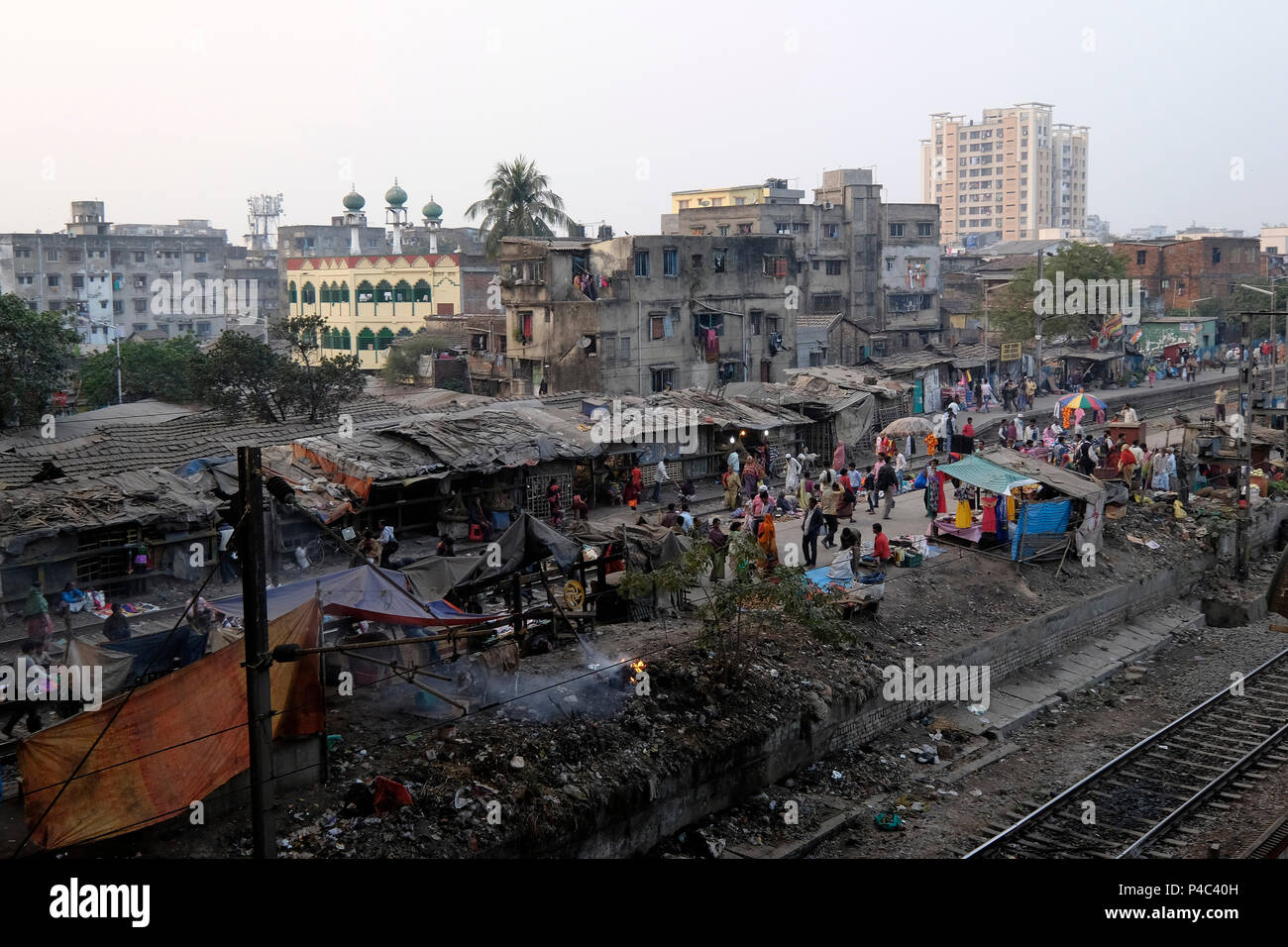 India, Kolkata, railway station Stock Photo - Alamy