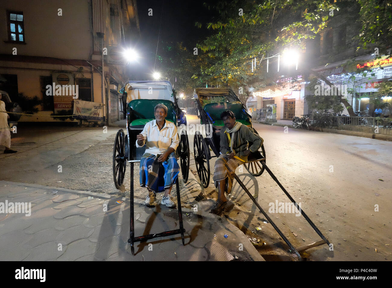 India, Kolkata, rickshaw Stock Photo - Alamy