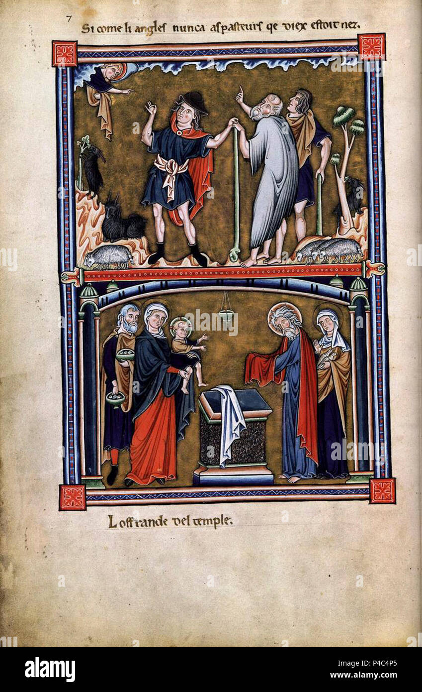 12th-century painters - Ingeborg Psalter - WGA15835 Stock Photo - Alamy