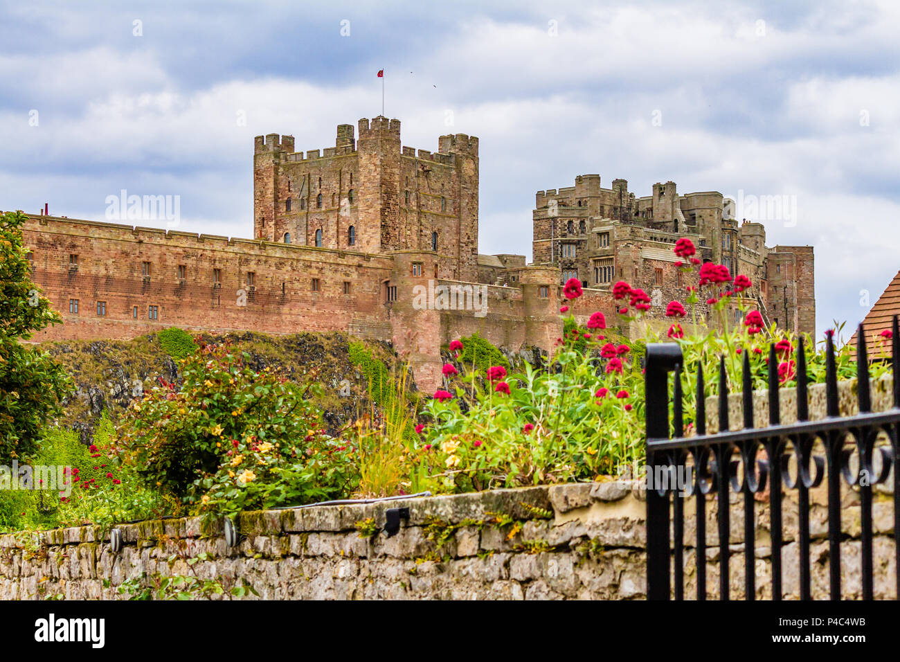 Bamburgh Castle, Royal Seat of the Kings of Northumbria. Bamburgh ...