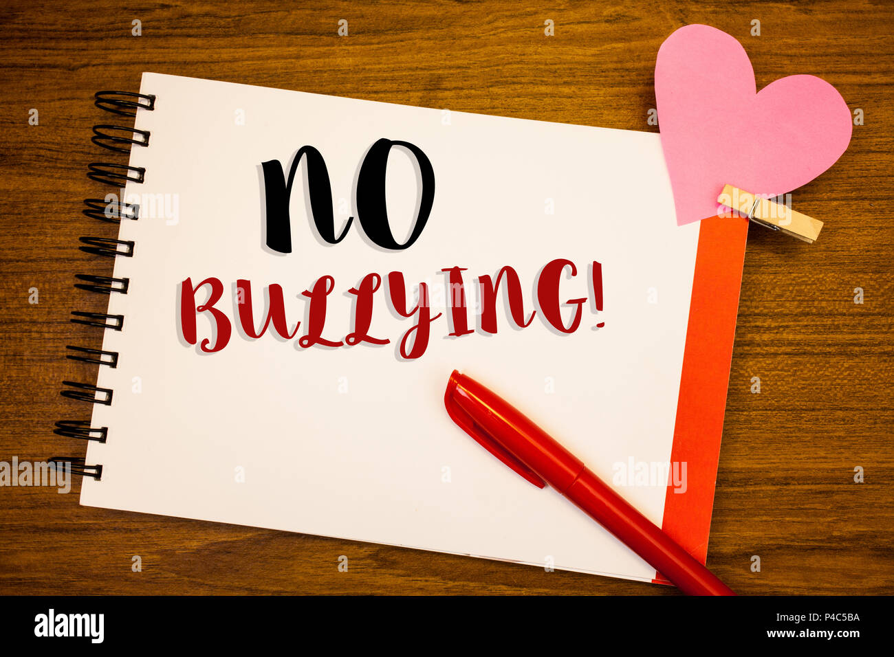 Words writing texts No Bullying Motivational Call. Business concept for ...
