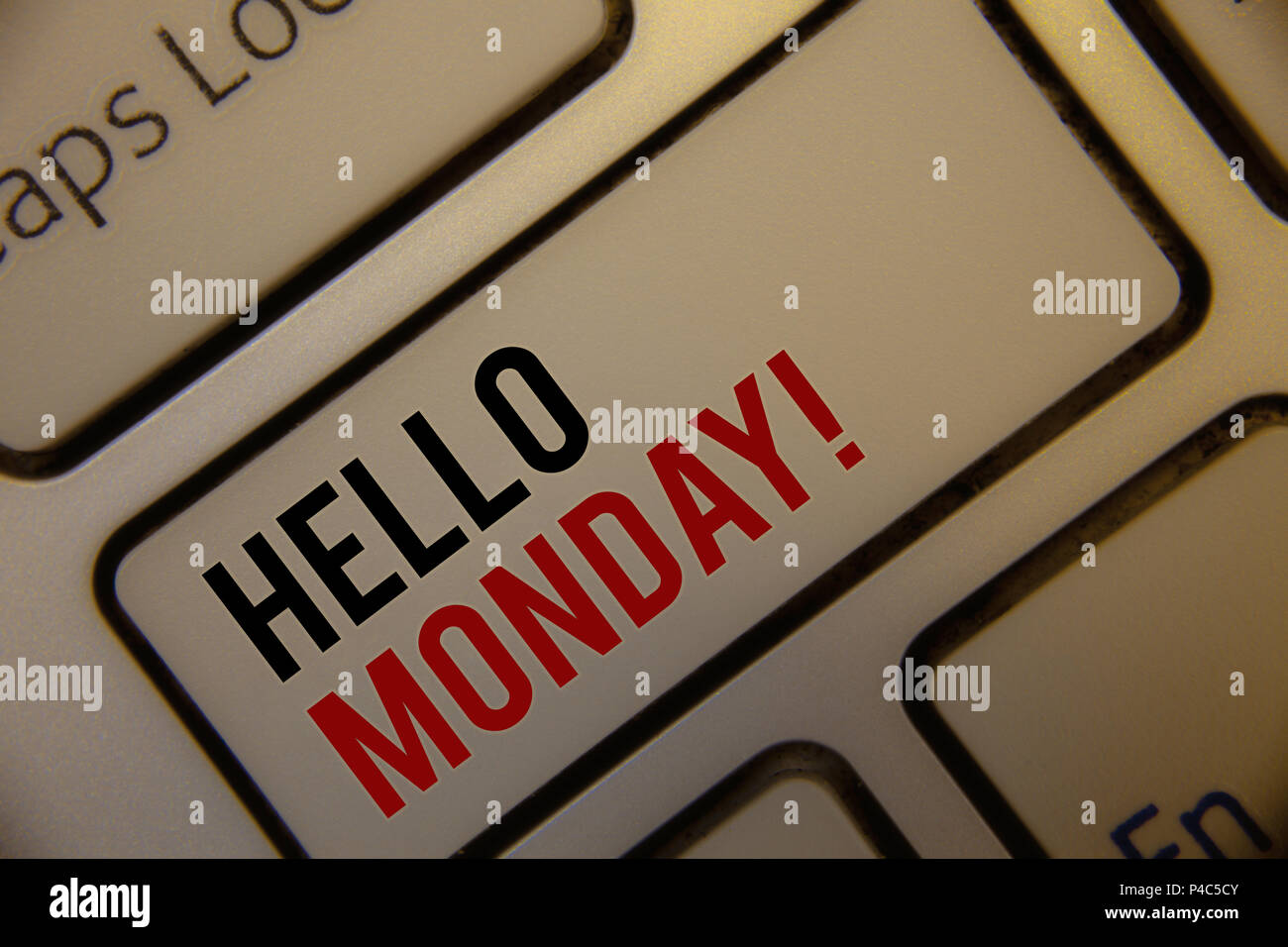 Text sign showing Hello Monday Motivational Call. Conceptual photo ...