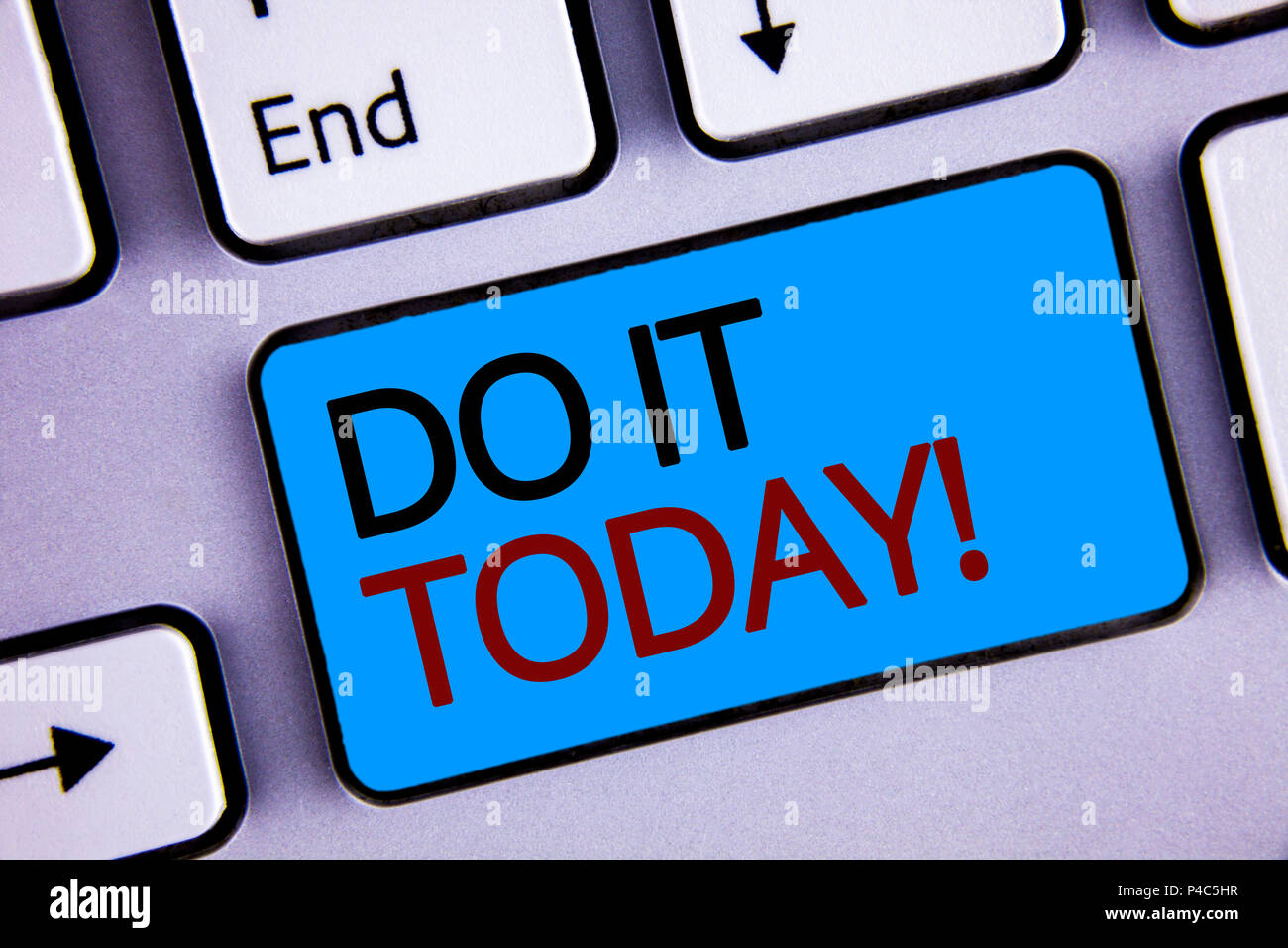 Text sign showing Do It Today Motivational Call. Conceptual photo Start ...