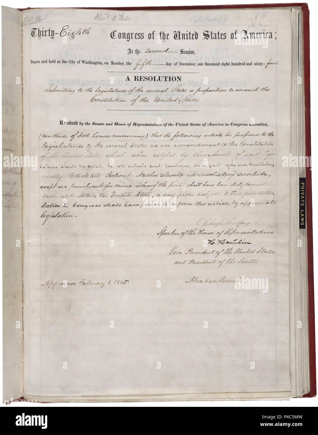 13th amendment hi-res stock photography and images - Alamy