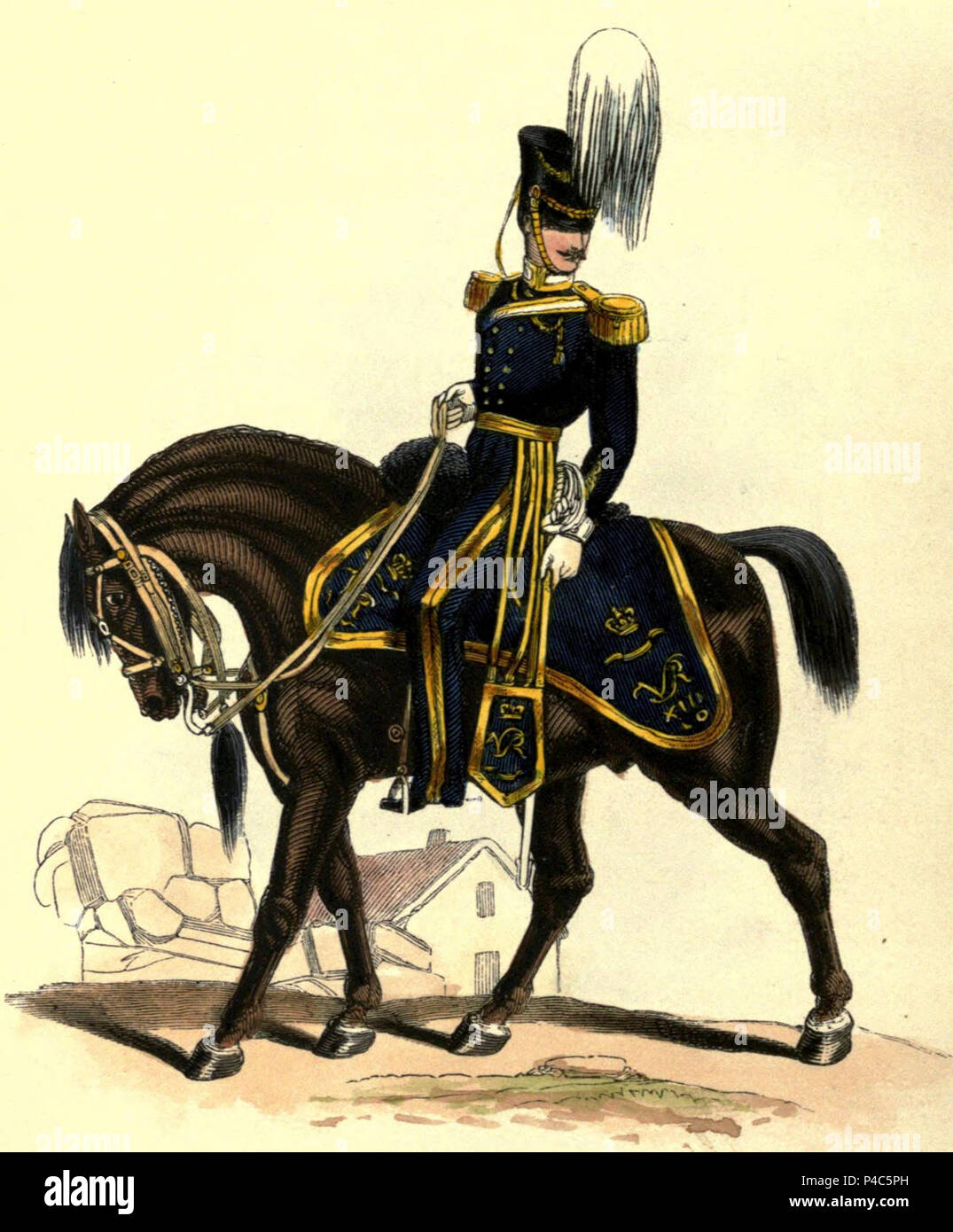 13th Light Dragoons uniform Stock Photo - Alamy