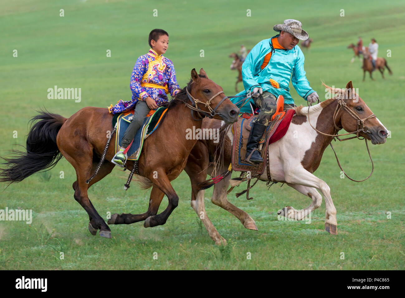 Chinese young man riding horse hi-res stock photography and images - Alamy
