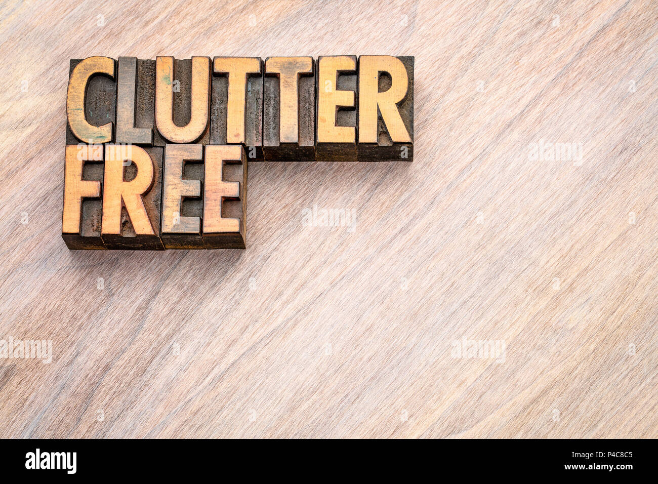 Clutterfree hi-res stock photography and images - Alamy
