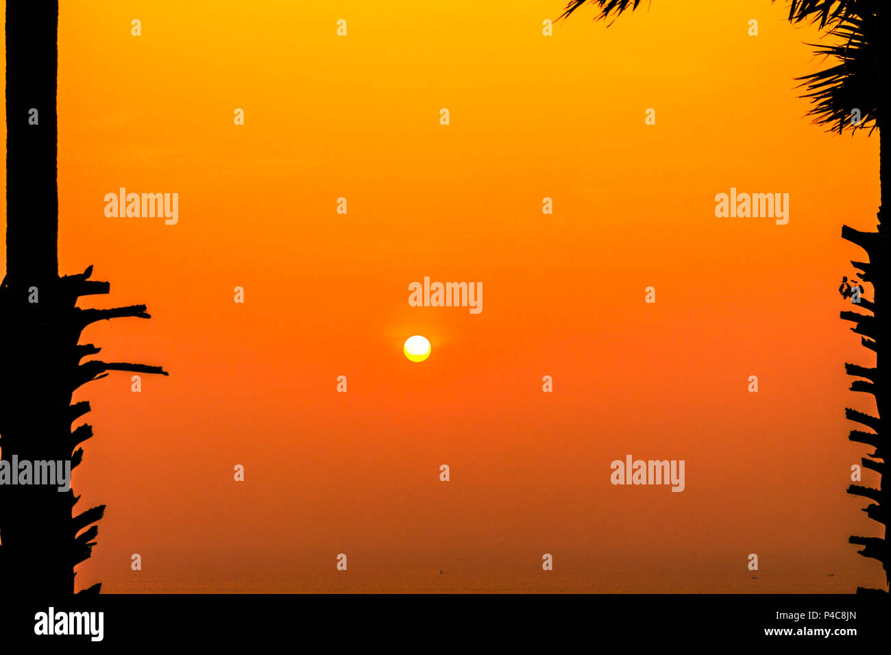 sunset at Promthep cape. Promthep cape is the most popular viewpoint in ...