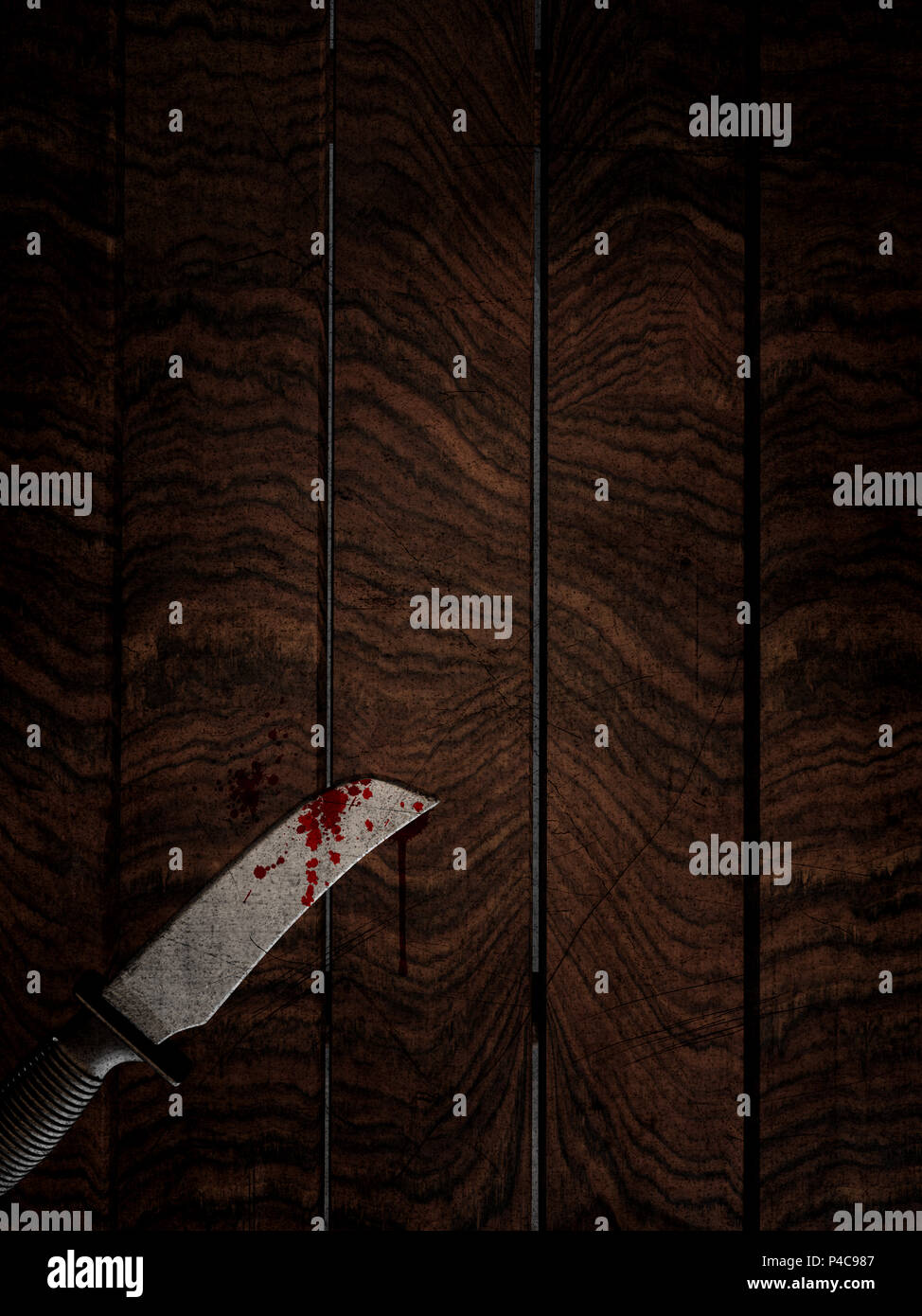 Bloody knife hi-res stock photography and images - Alamy