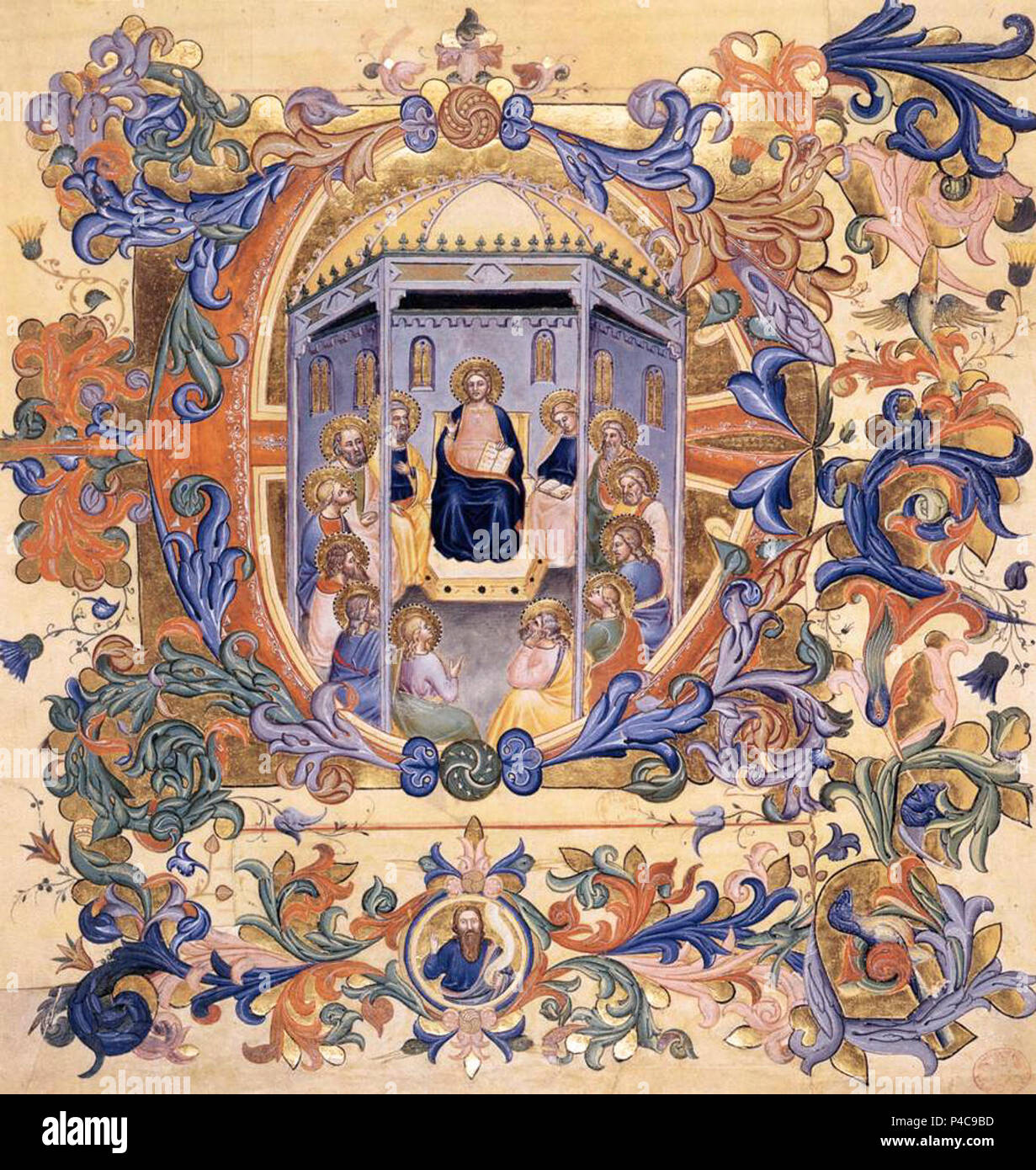 14th-century painters - Antiphonary (Folio 5) - WGA15979 Stock Photo ...