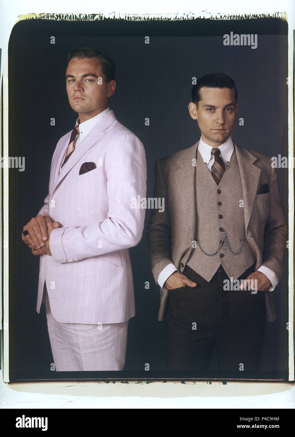 Tobey Maguire And Leonardo Dicaprio The Great Gatsby