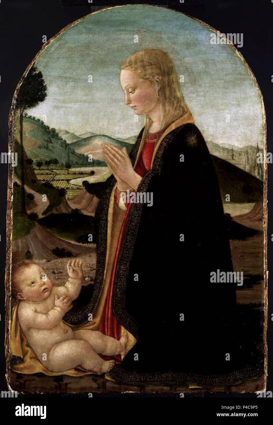 The virgin adoring the child hi-res stock photography and images - Alamy