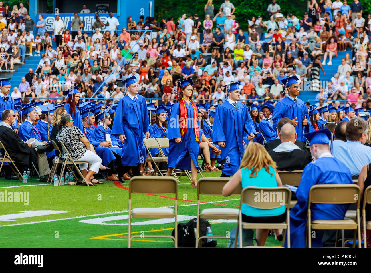 graduates during commencement Stock Photo - Alamy