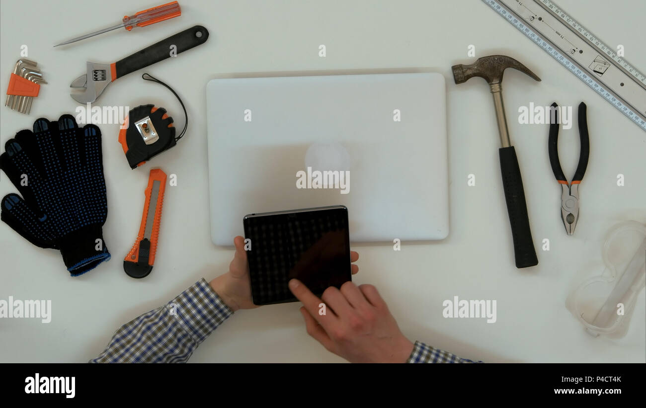 Close up architect hands using hi-res stock photography and images - Alamy