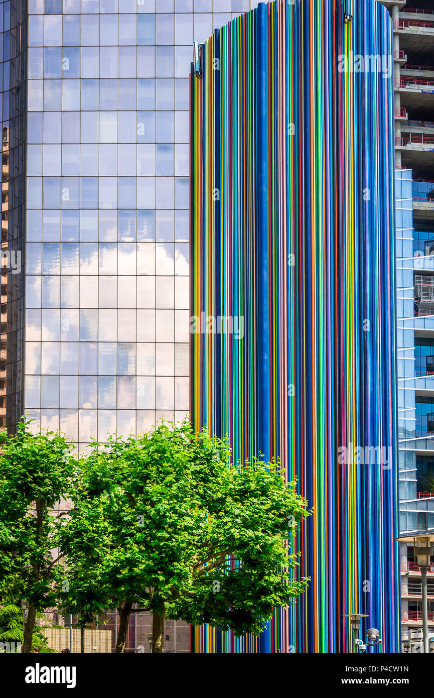 "Le Moretti" by Raymond Moretti is made from 642 colour tubes to cover ...