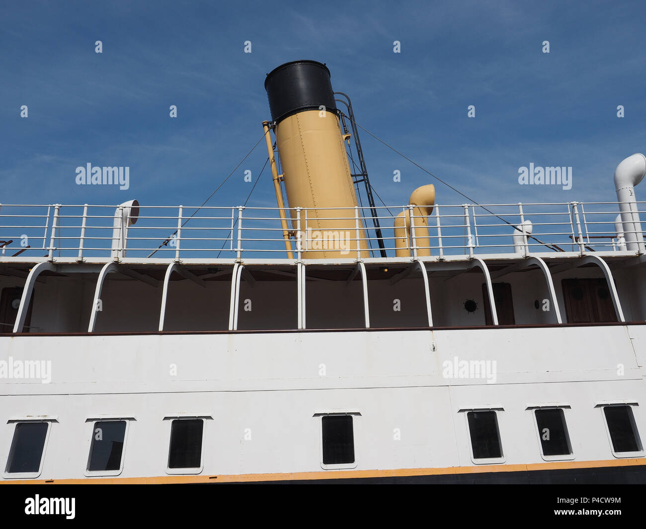 BELFAST, UK - CIRCA JUNE 2018: SS Nomadic tender ship of the White Star ...