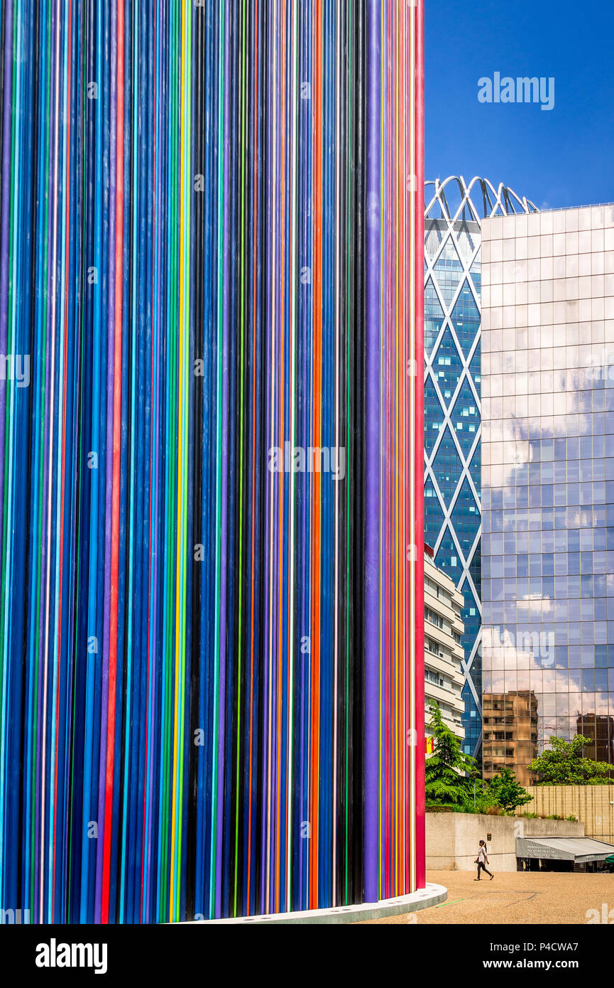 "Le Moretti" by Raymond Moretti is made from 642 colour tubes to cover ...