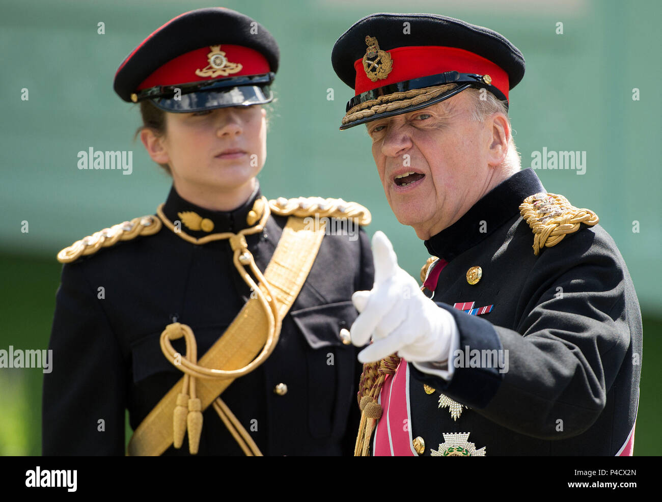 General Sir Timothy Granville-Chapman attends the official handover to ...