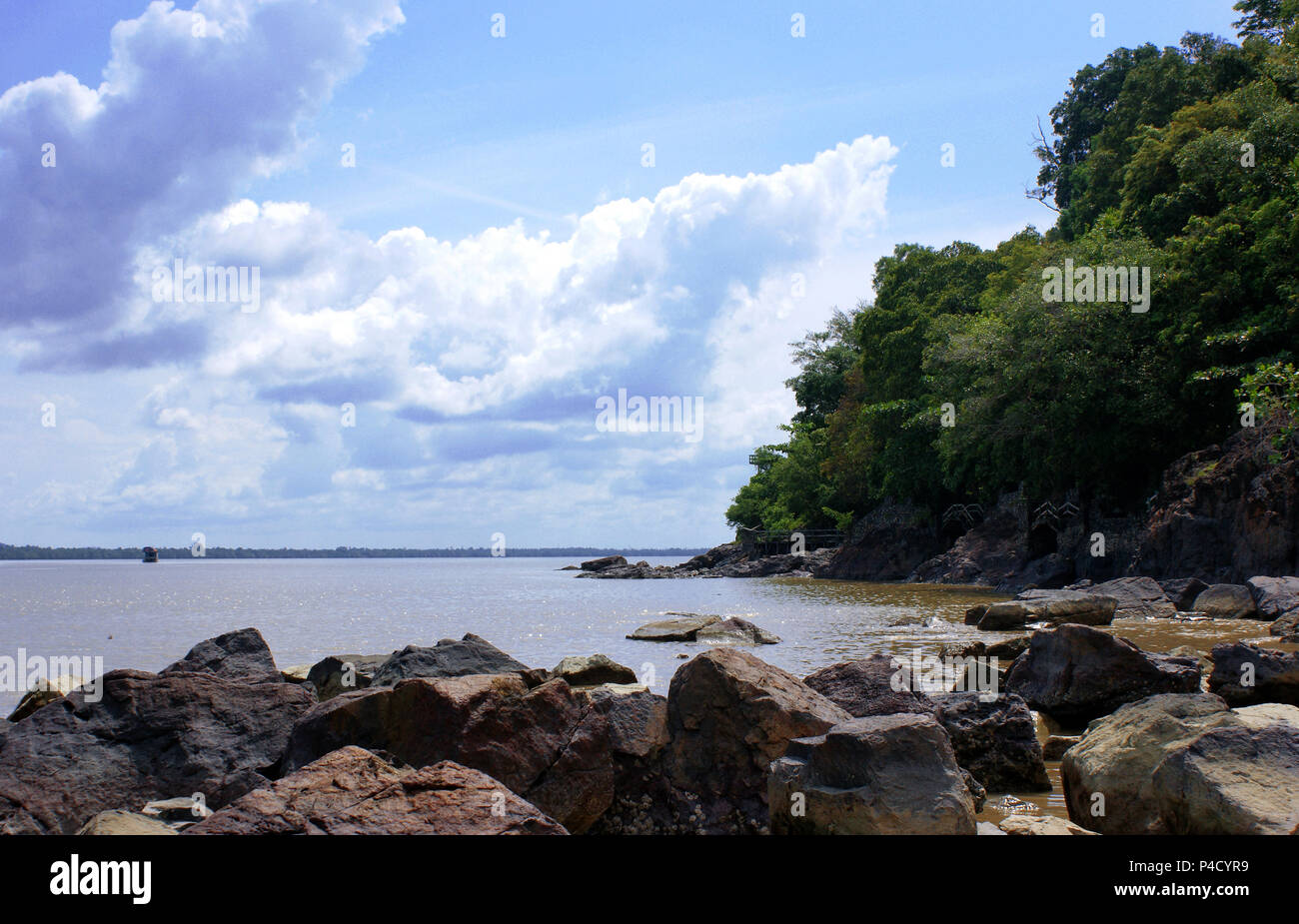 Pantai Tanjung Batu Beach, Pemangkat, Sambas, West Kalimantan ...
