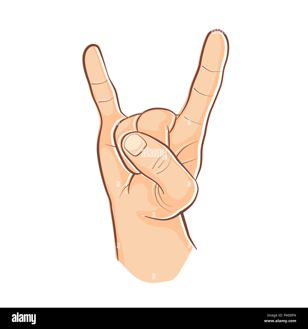 human gesture isolated Stock Vector Image & Art - Alamy