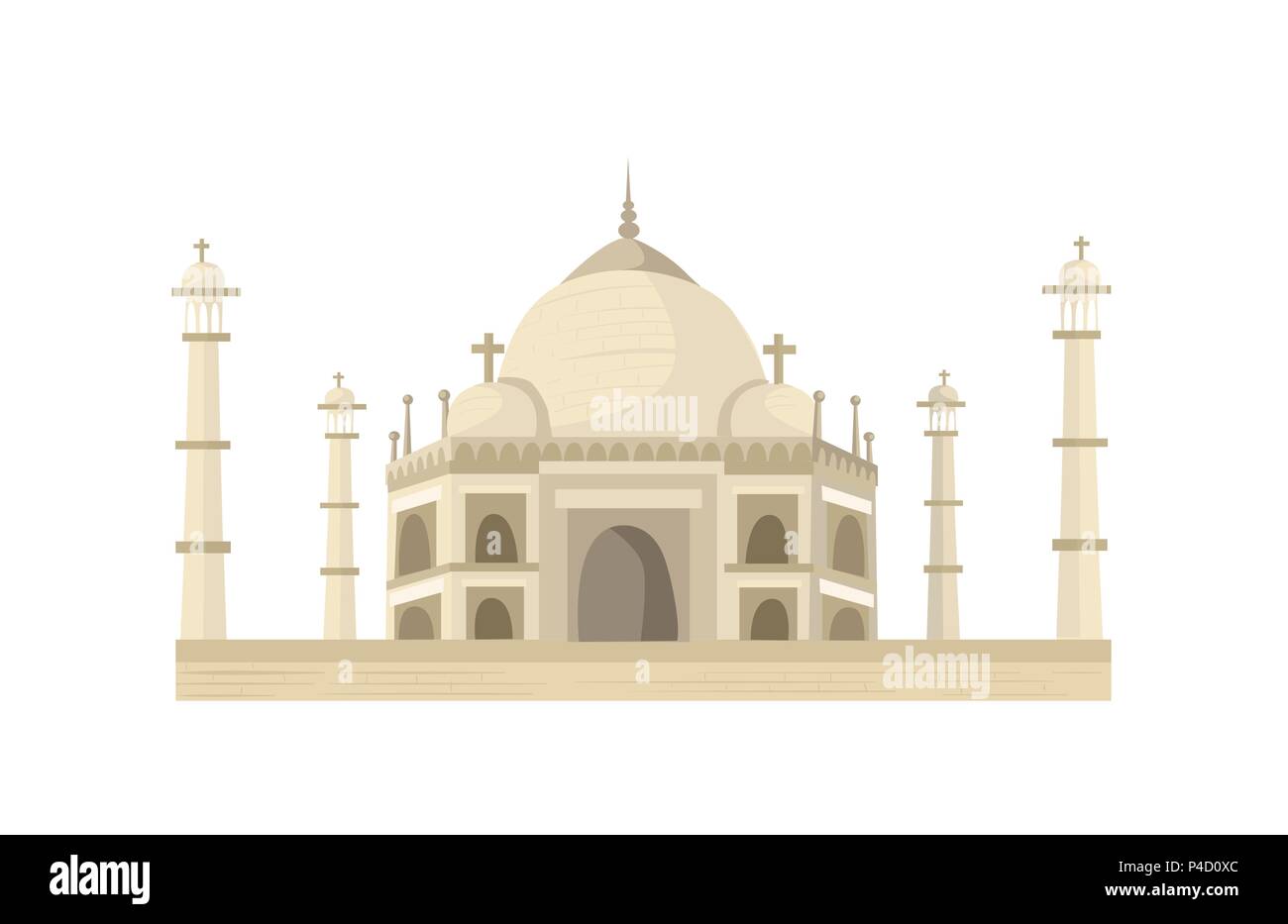 Taj Mahal illustration Stock Vector Image & Art - Alamy