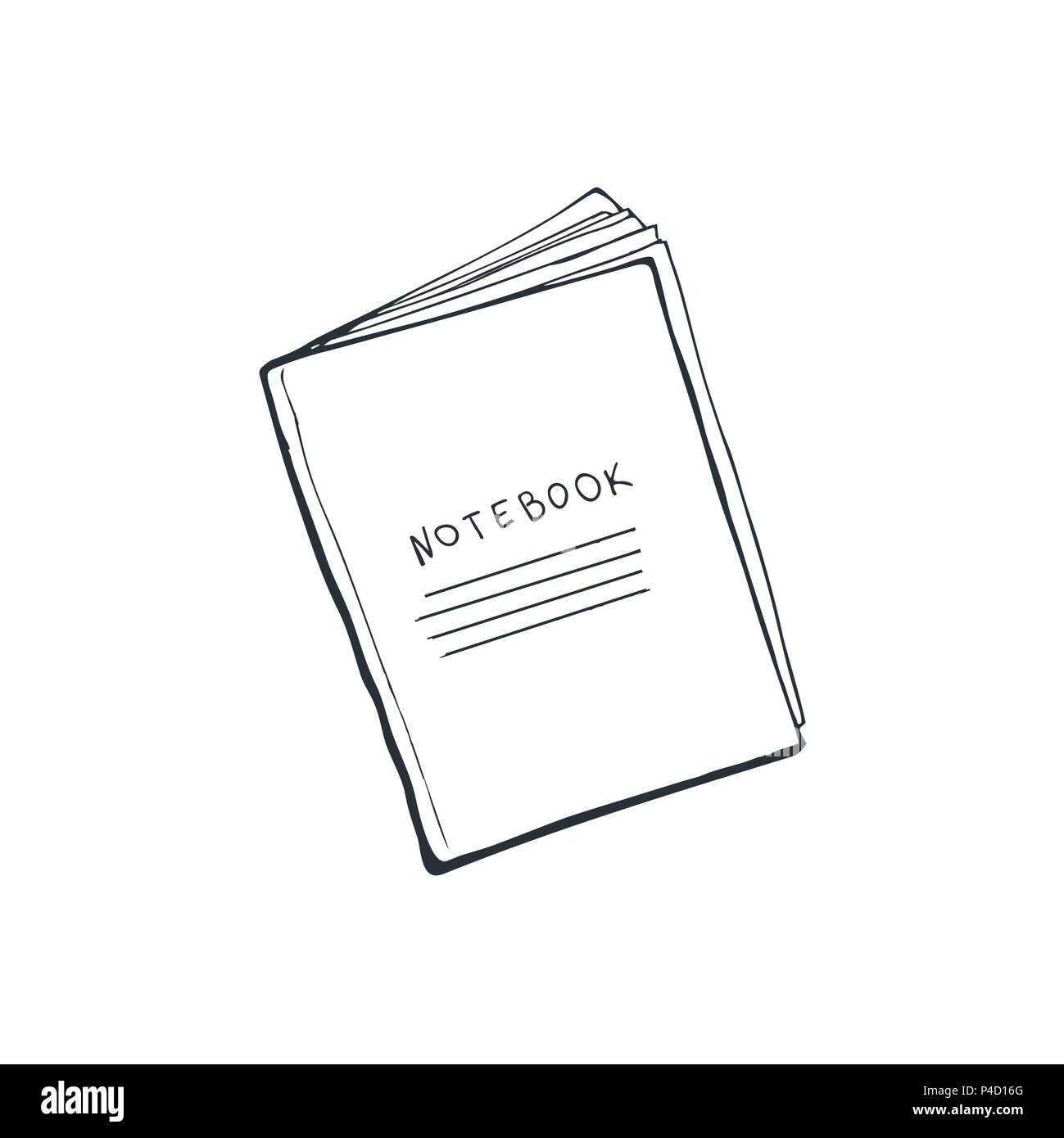 notebook sketch isolated Stock Vector Image & Art - Alamy