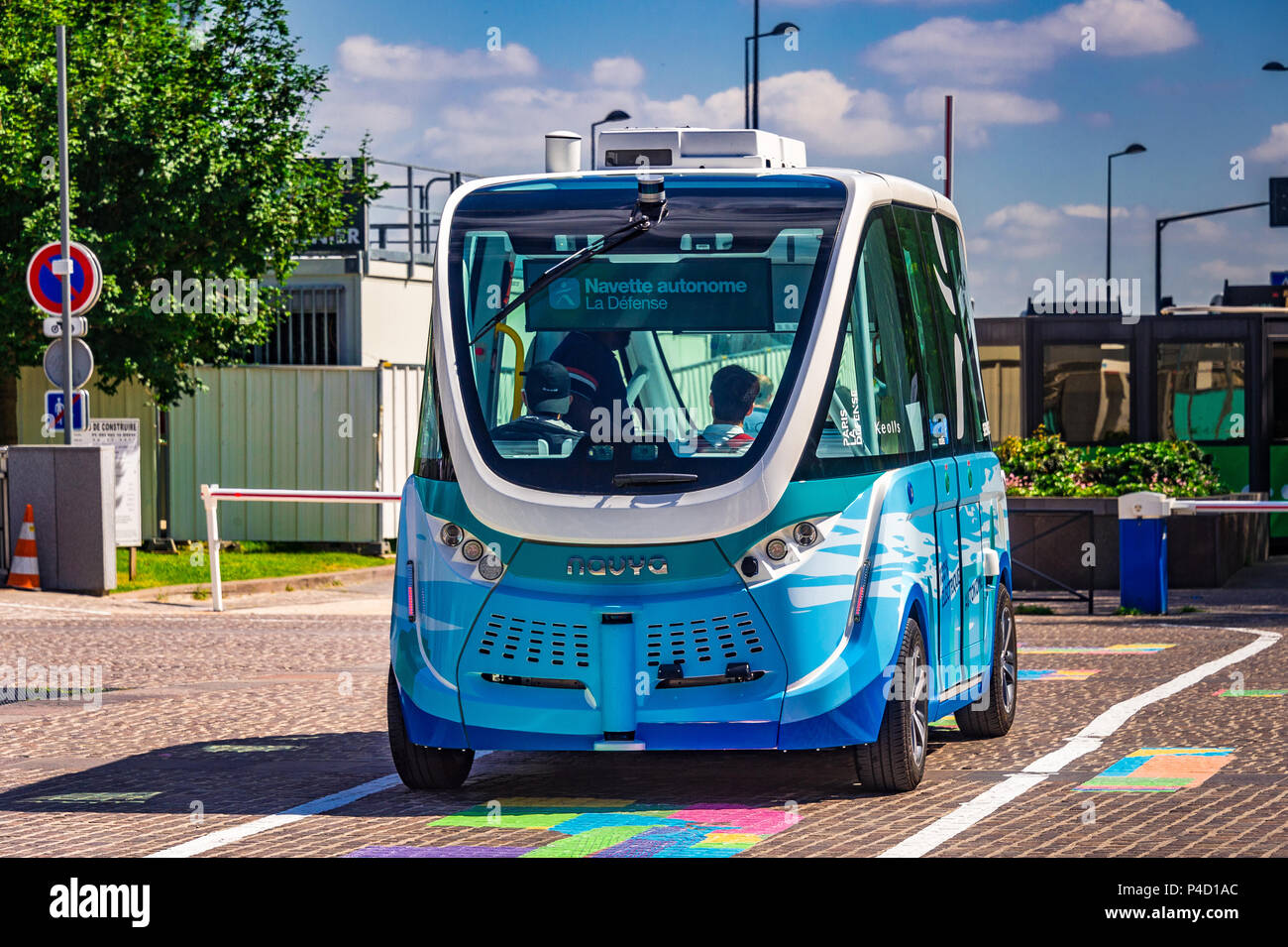 An Autonomous car, also known as a driverless vehicle is used as part ...