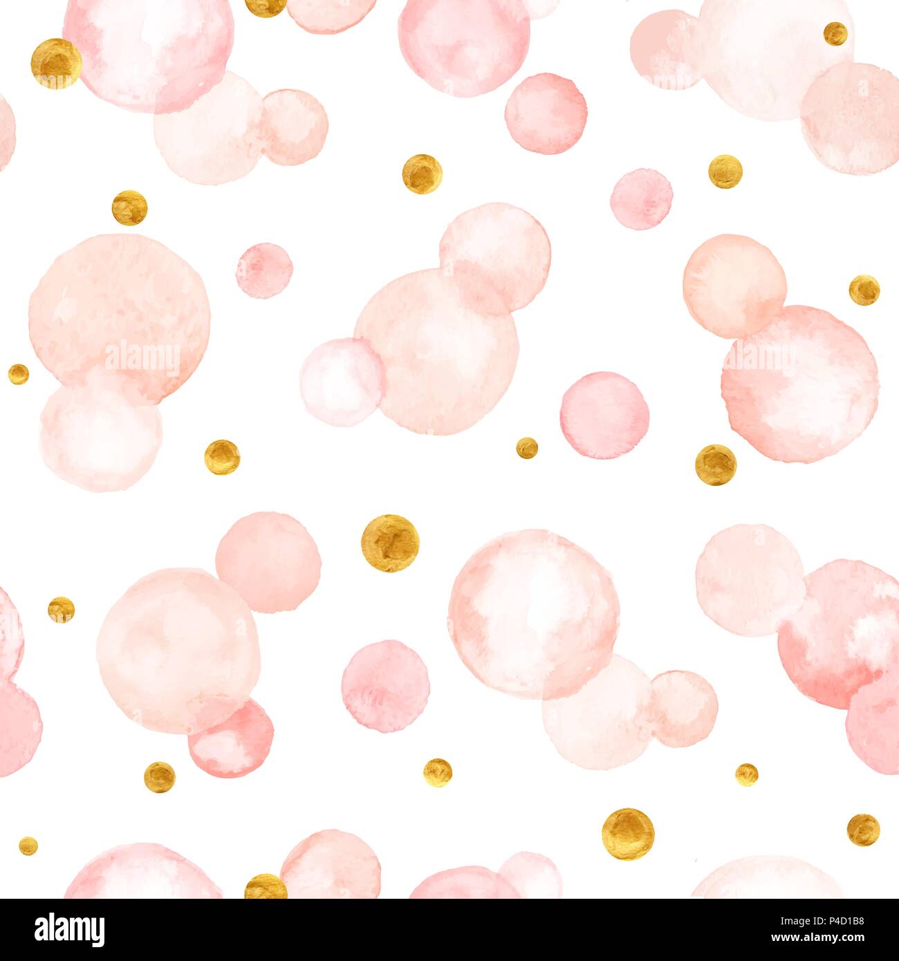 watercolor circles pattern Stock Vector Image & Art - Alamy