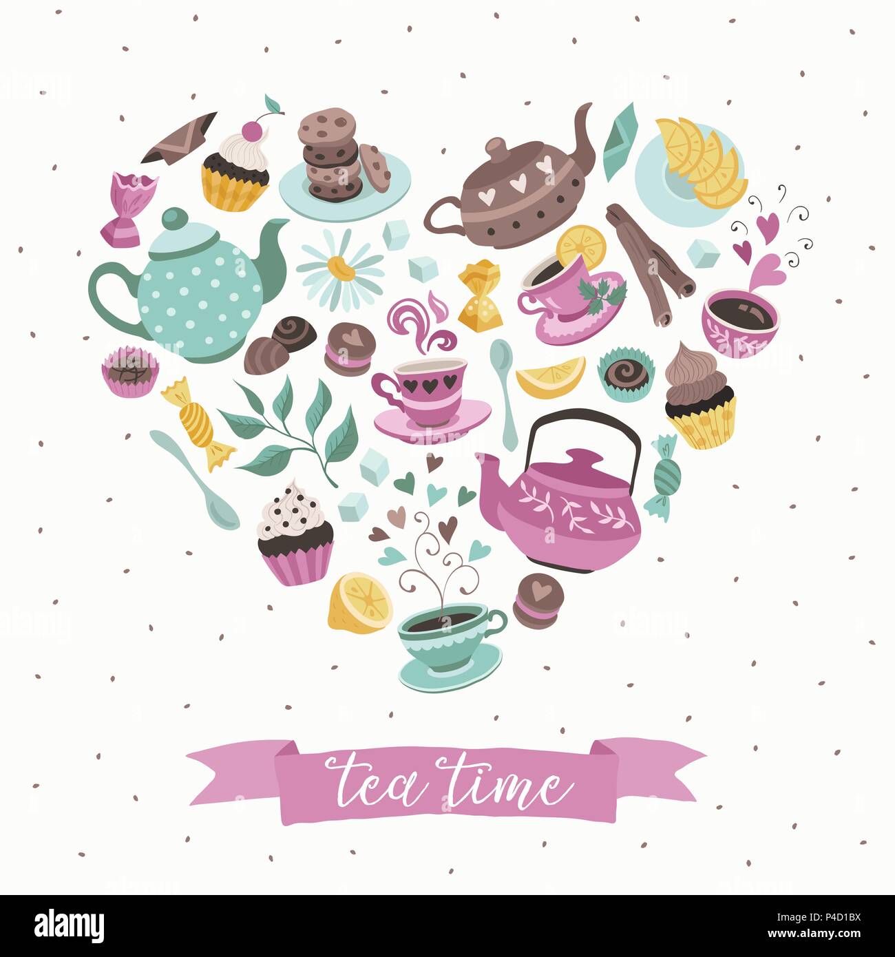 Cartoon tea pot hi-res stock photography and images - Alamy