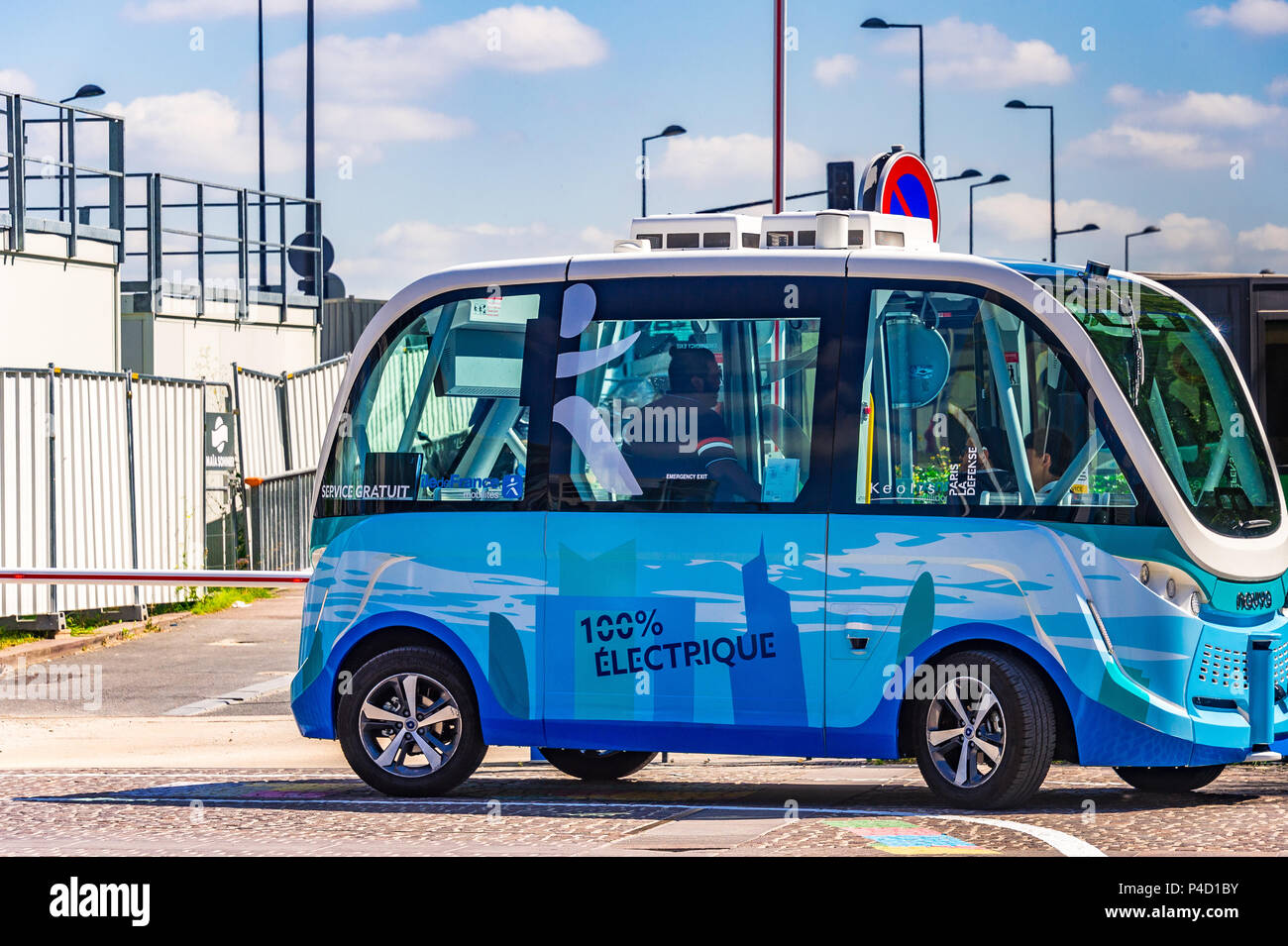 An Autonomous car, also known as a driverless vehicle is used as part ...