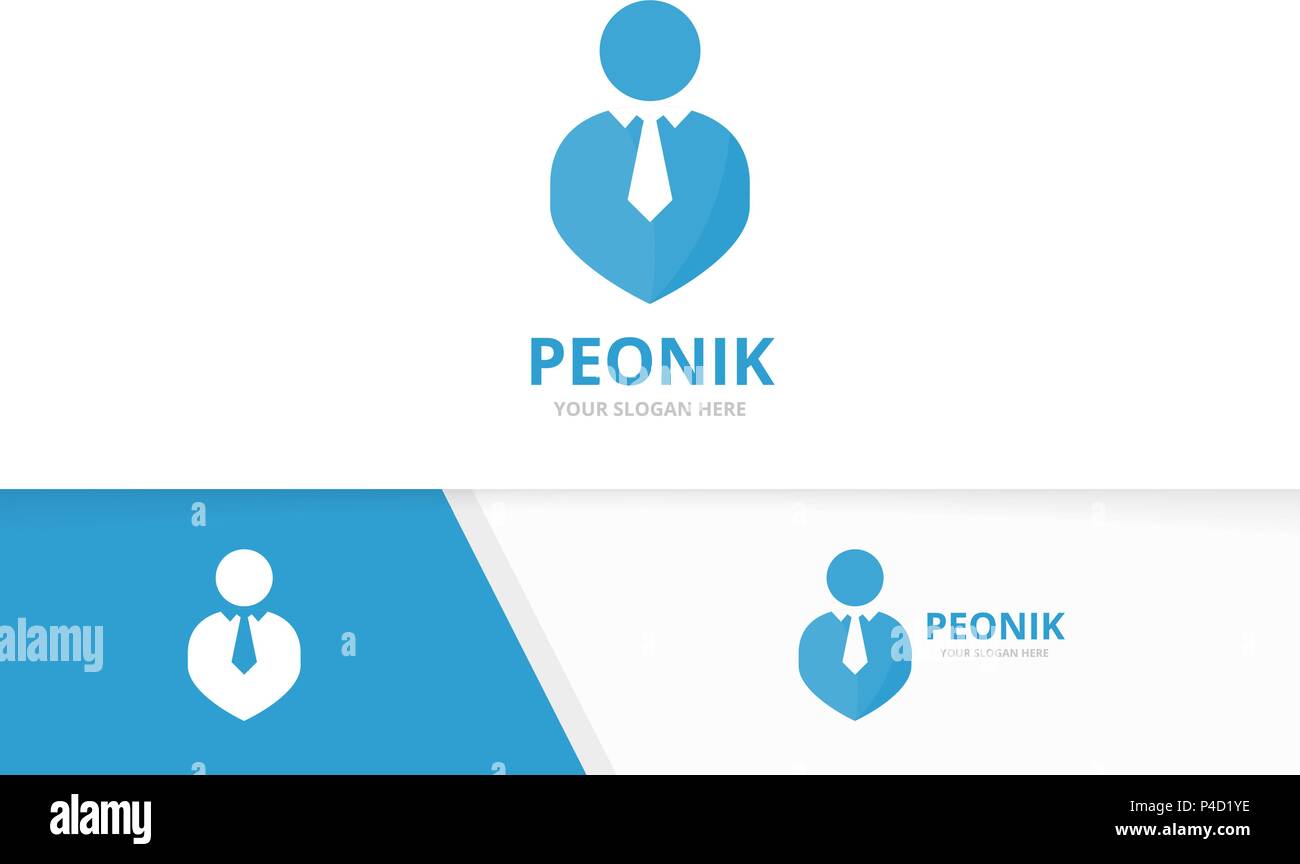 Vector man and shield logo combination. People and security symbol or ...