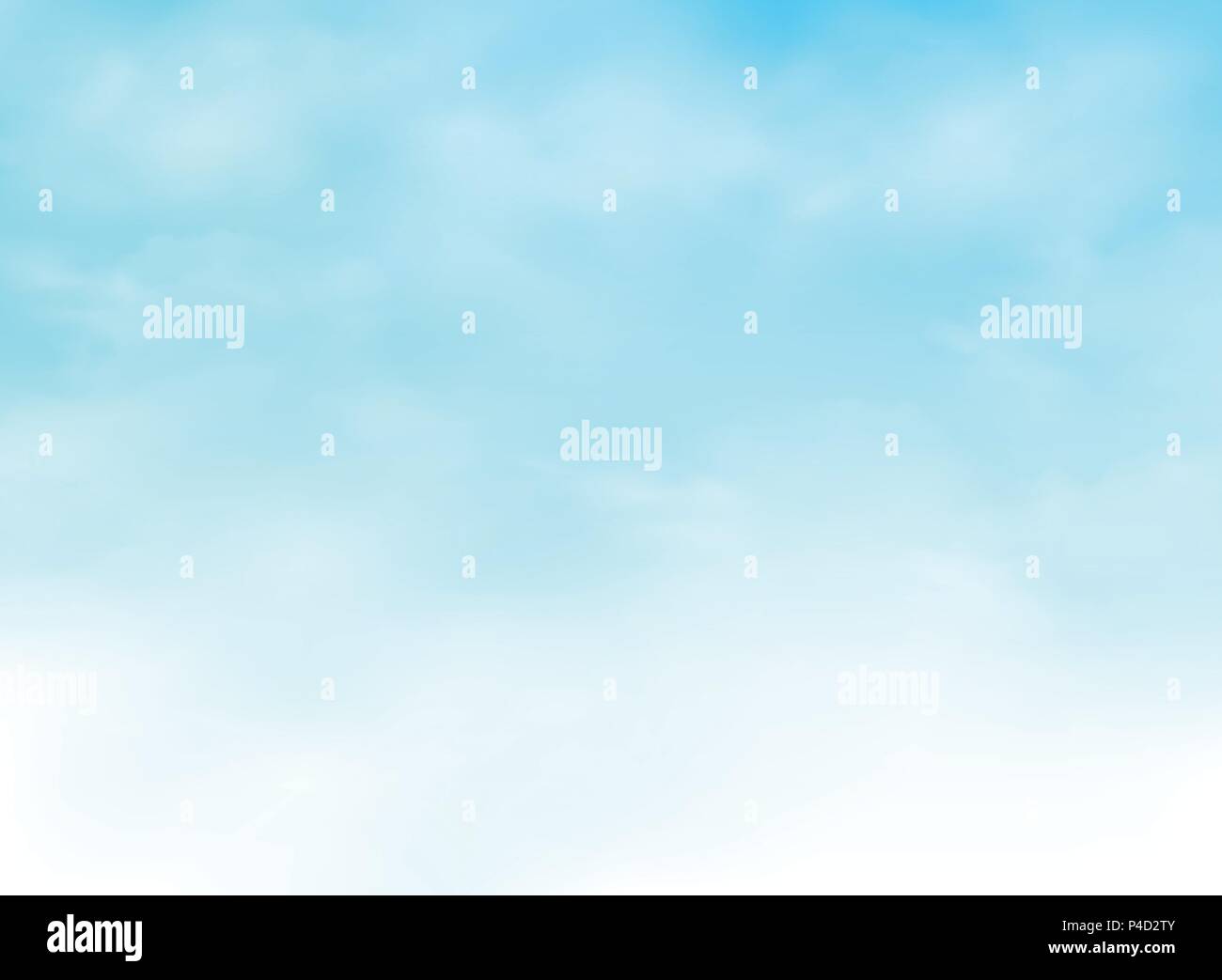 Abstraction of realistic clouds on clear blue sky background ...