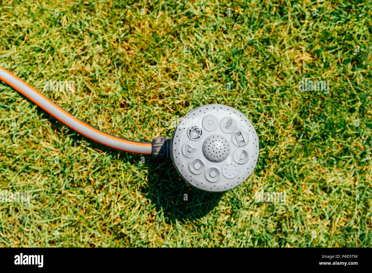 Garden Water Sprinkler Irrigation System Stock Photo - Alamy