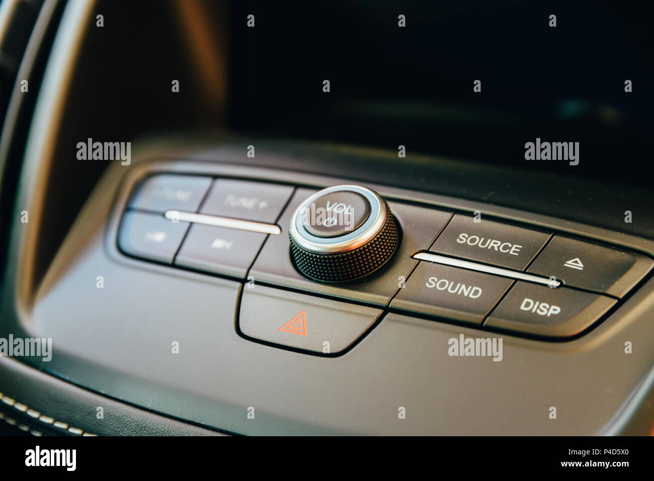 Modern Car Interior With Dashboard View Stock Photo - Alamy