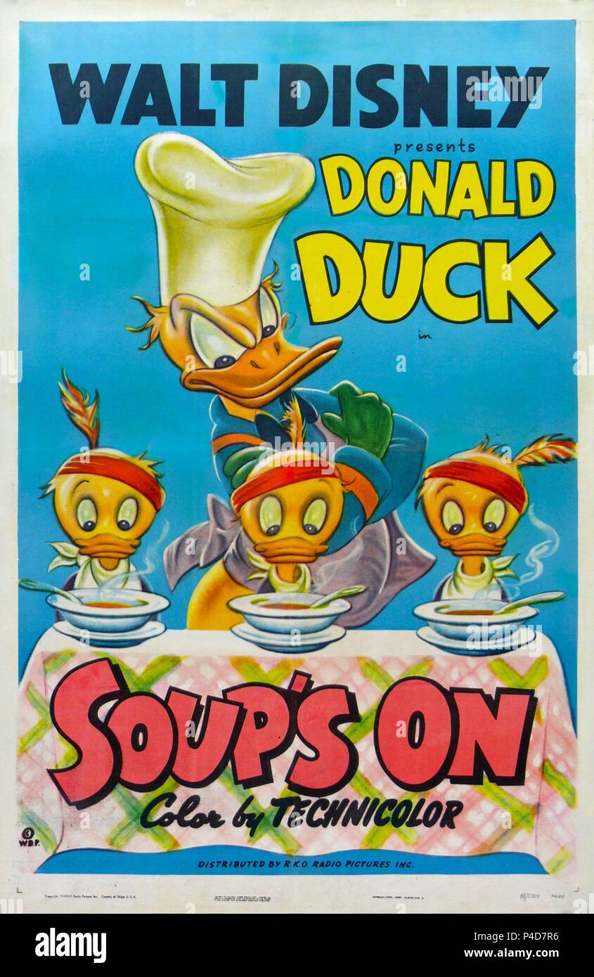 Description: Chef Donald, 1941. Original Film Title: MISC: DONALD DUCK ...