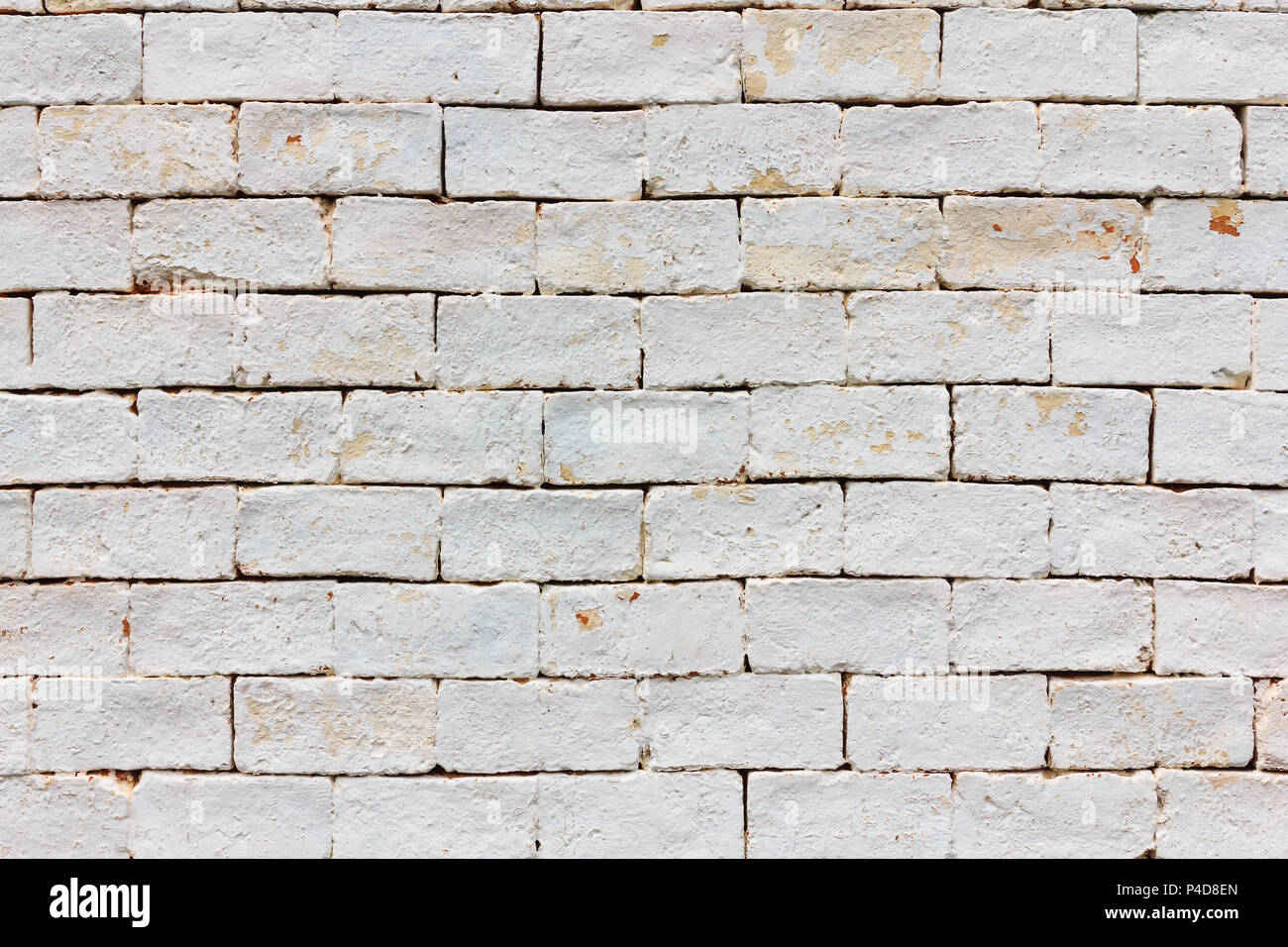 Old white brick wall background. Vintage bricks texture Stock Photo - Alamy