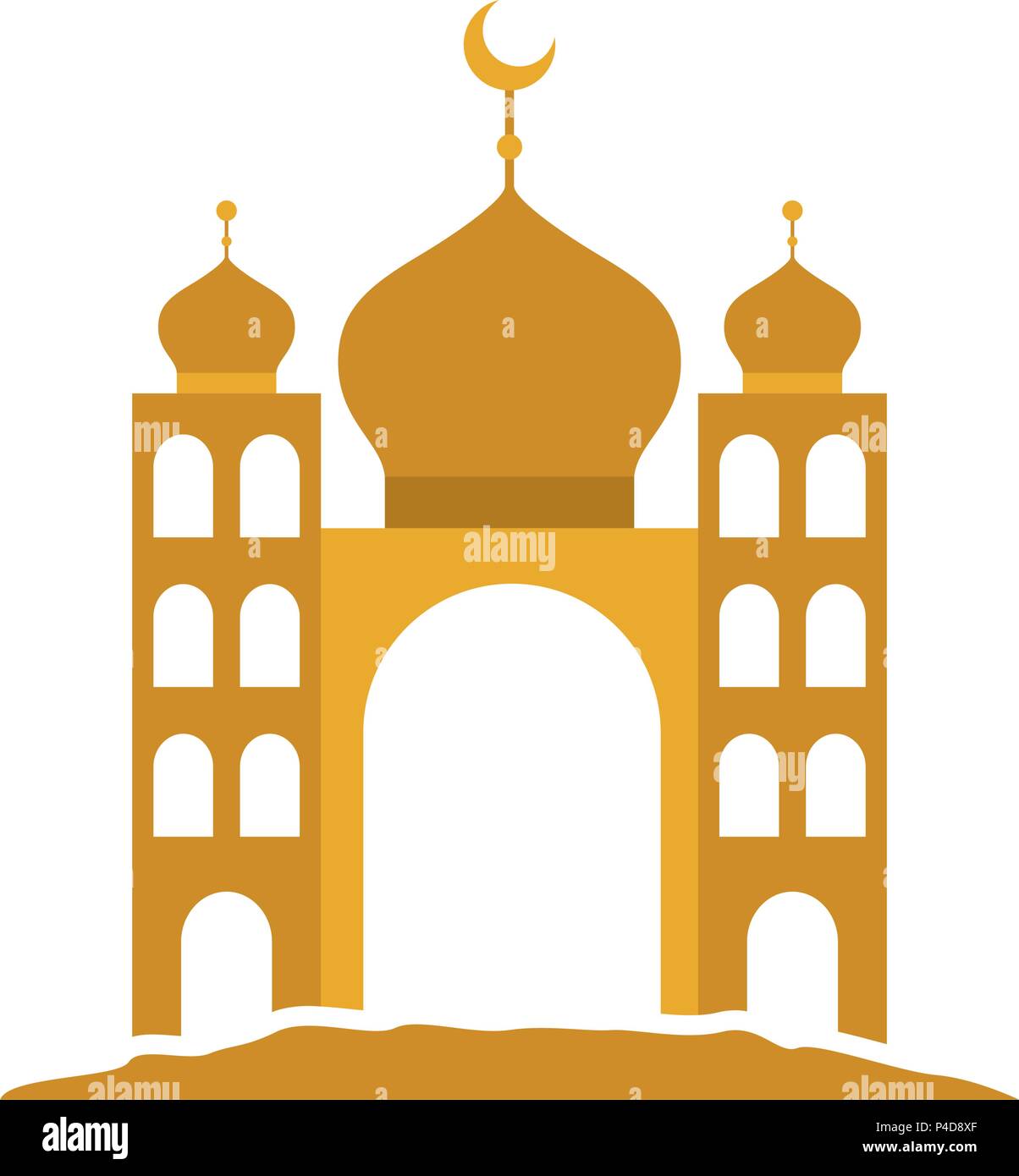 Islamic tourism castle history historic monument Stock Vector Images ...